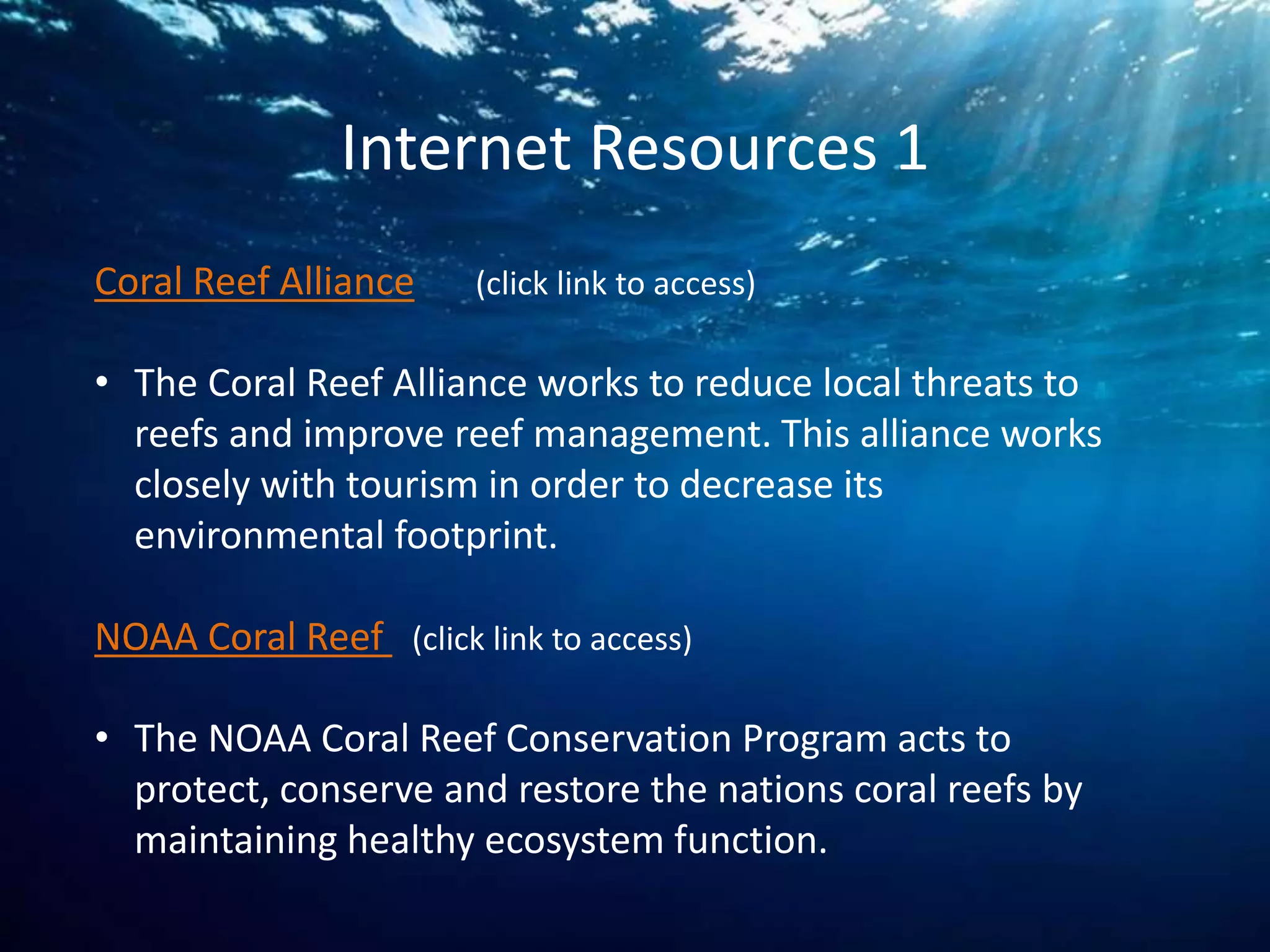 Coral Reefs | PPTX