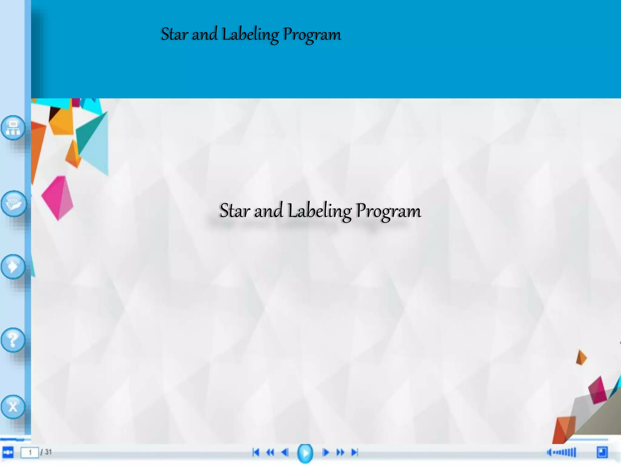 Star and lebeling program | PPTX