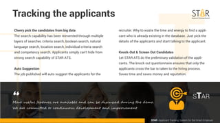 Star Applicant Tracking System | PDF