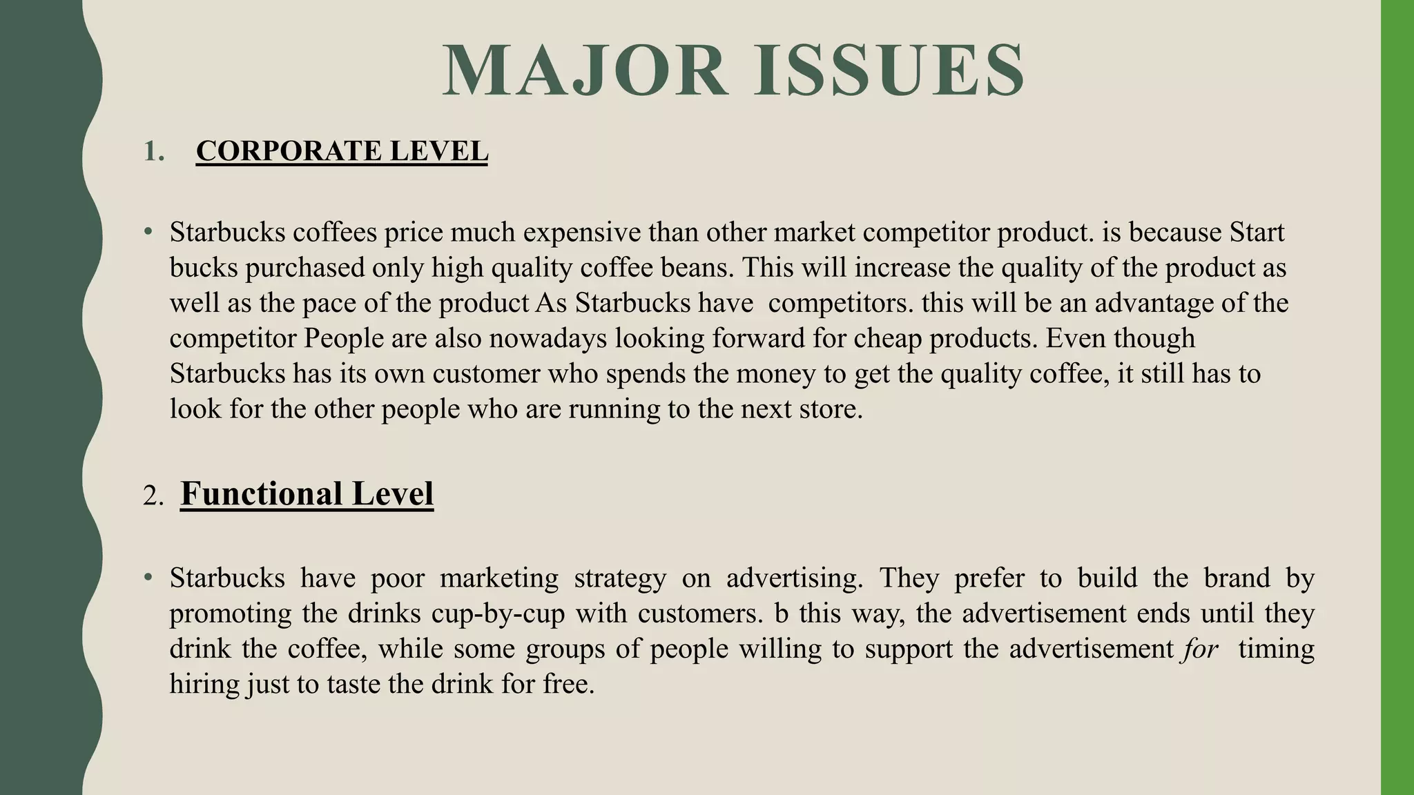 Starbucks, Strategic Management | PPTX