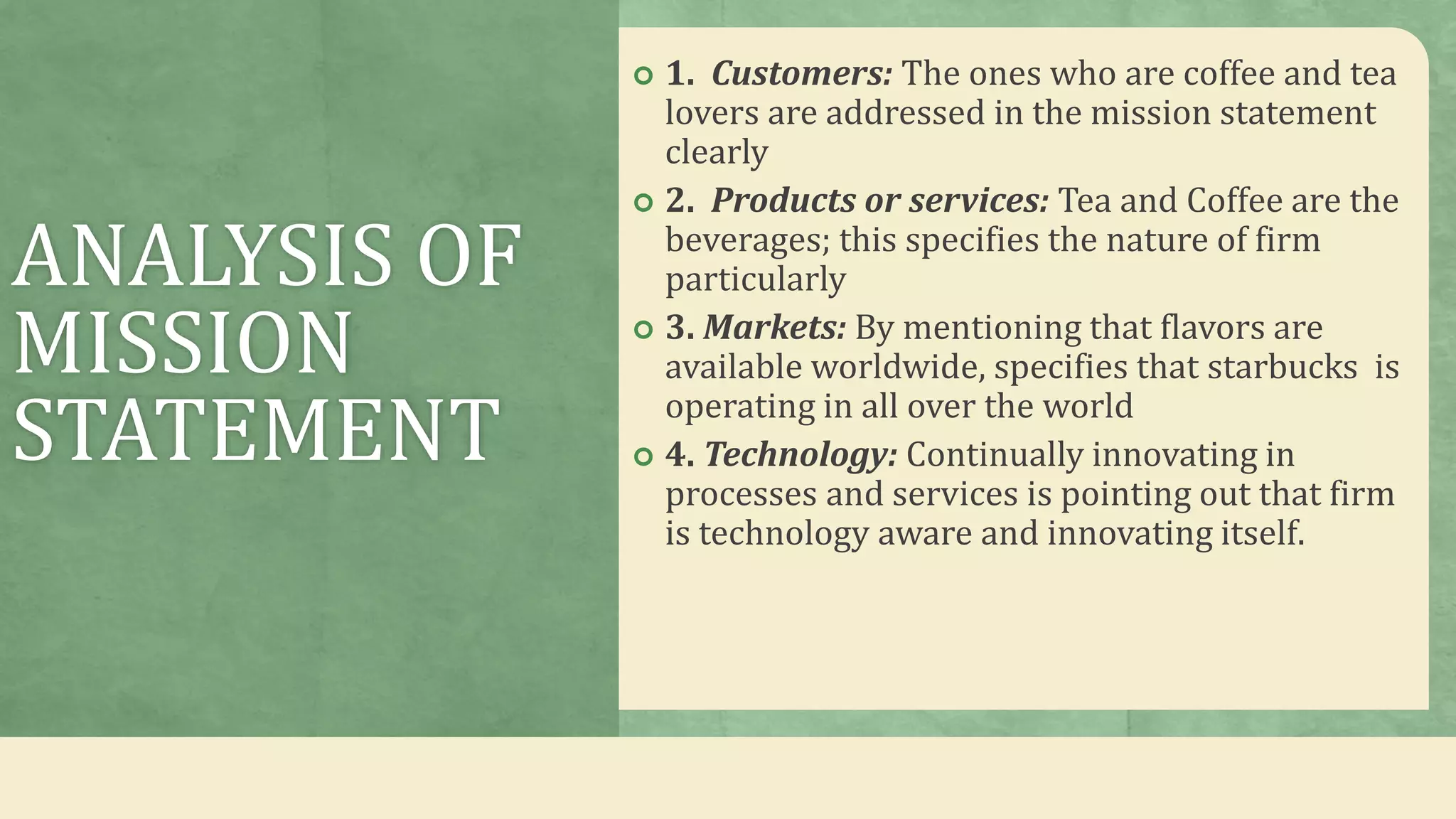 Starbucks, Strategic Management | PPTX