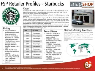 Company Profile -Starbucks | PPT