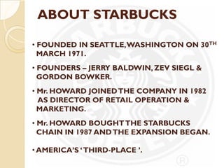 Starbucks | PDF | Retail Industry | Industries