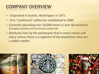 Starbucks in Social Media | PPSX