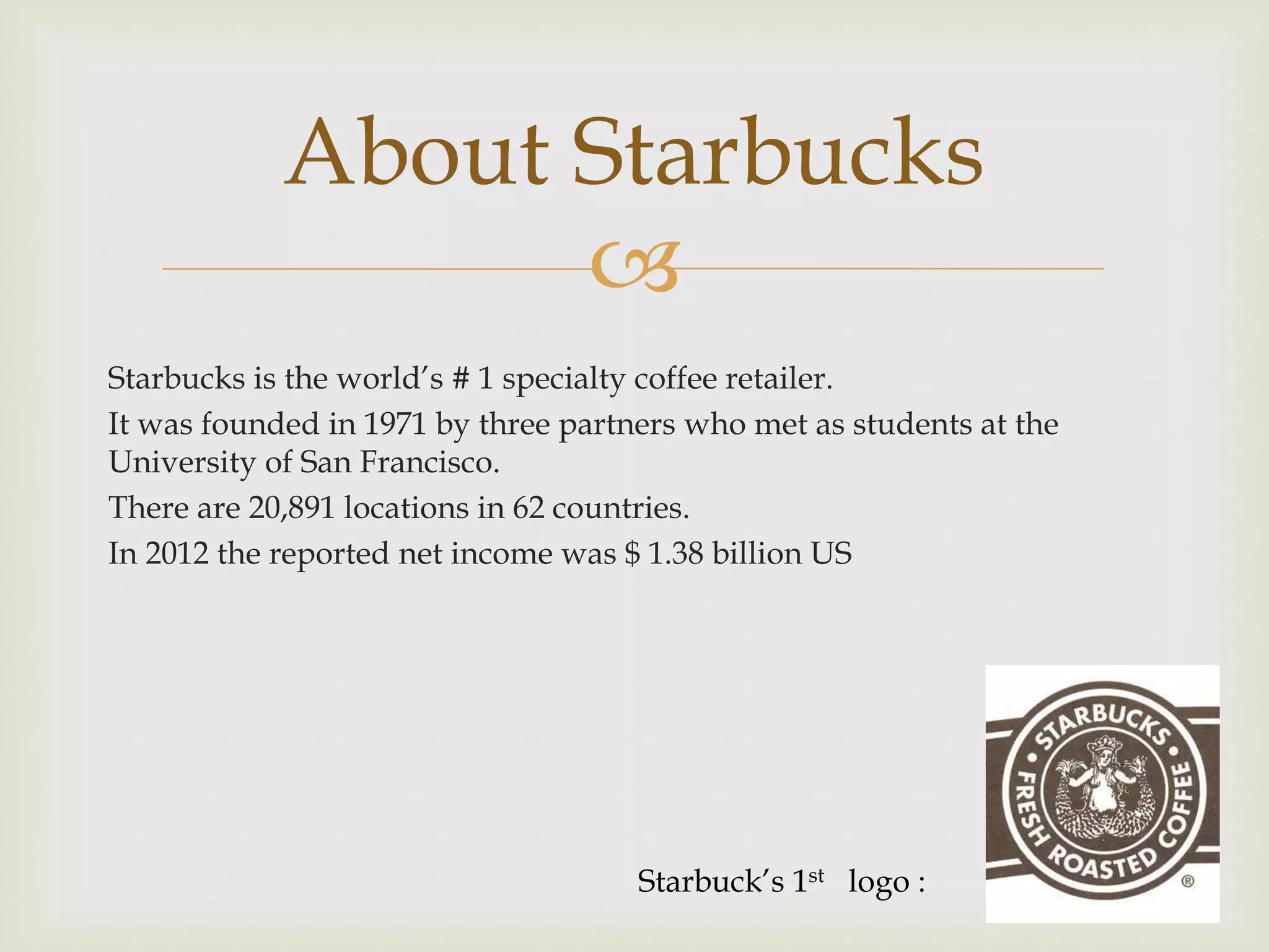 Starbucks Supply Chain | PPTX | Logistics | Business