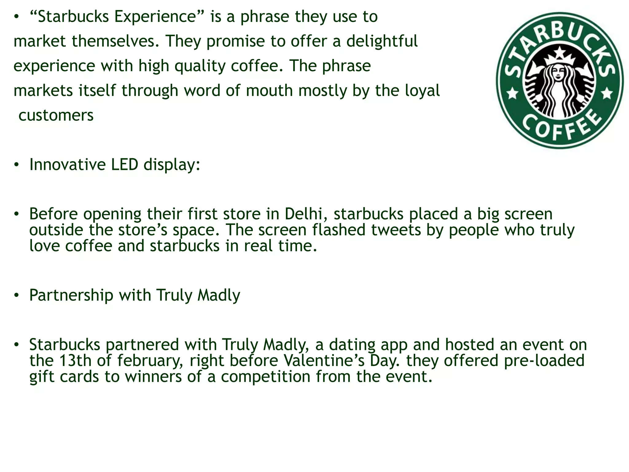 Starbucks A brand study college project | PPTX