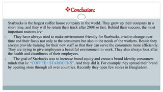 Case Study- STARBUCKS: JUST WHO IS THE STARBUCKS CUSTOMER? | PPTX