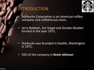 Starbucks- Recreating the experience | PPT