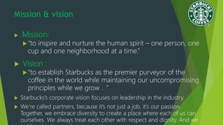 ORGANIZATIONAL STRUCTURE AT STARBUCKS | PPTX