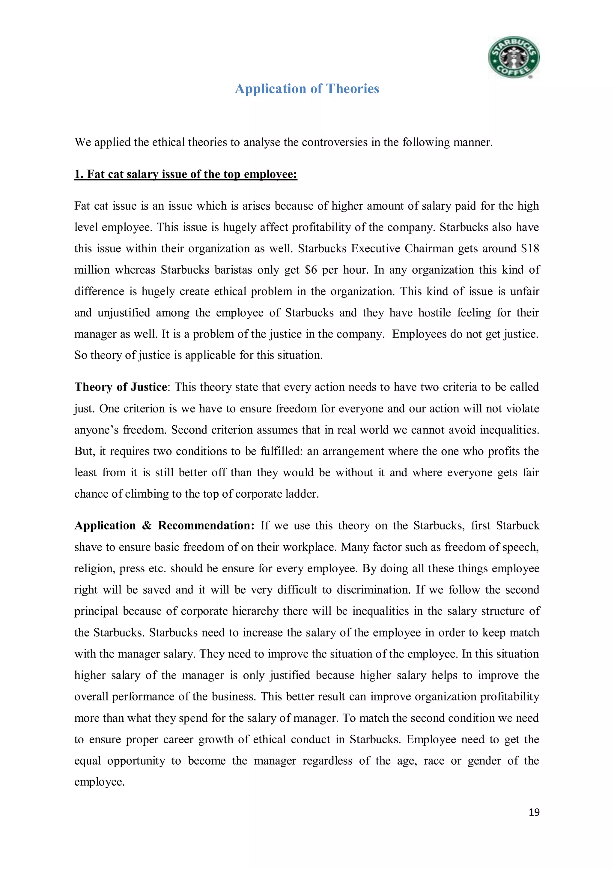 Practice of Business Ethics at STARBUCKS | PDF