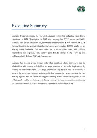 Practice of Business Ethics at STARBUCKS | PDF