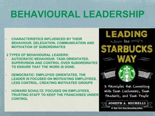STARBUCKS - A TRANSFORMATIONAL LEADER | PPTX