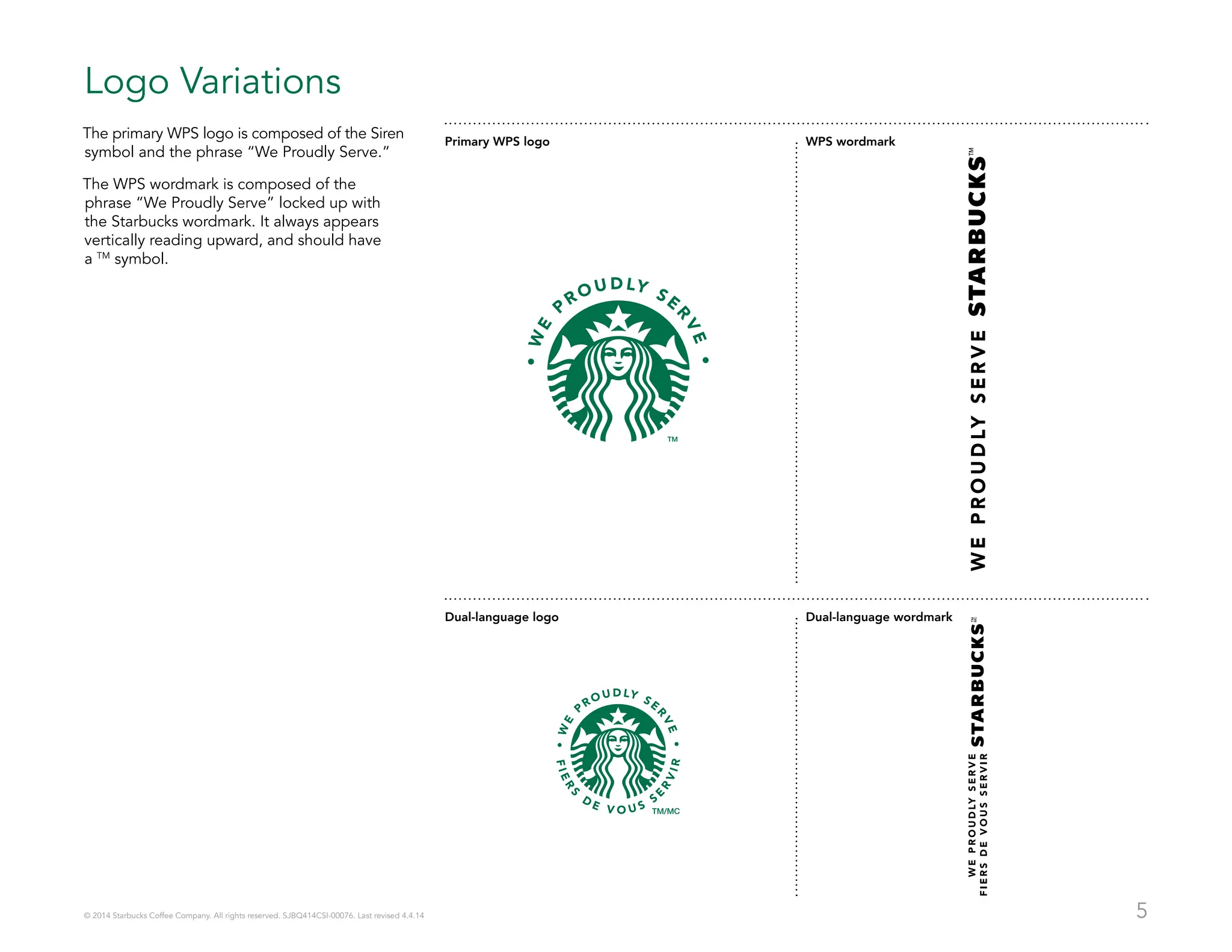 Starbucks brand guidelines. brand book for starbucks | PDF