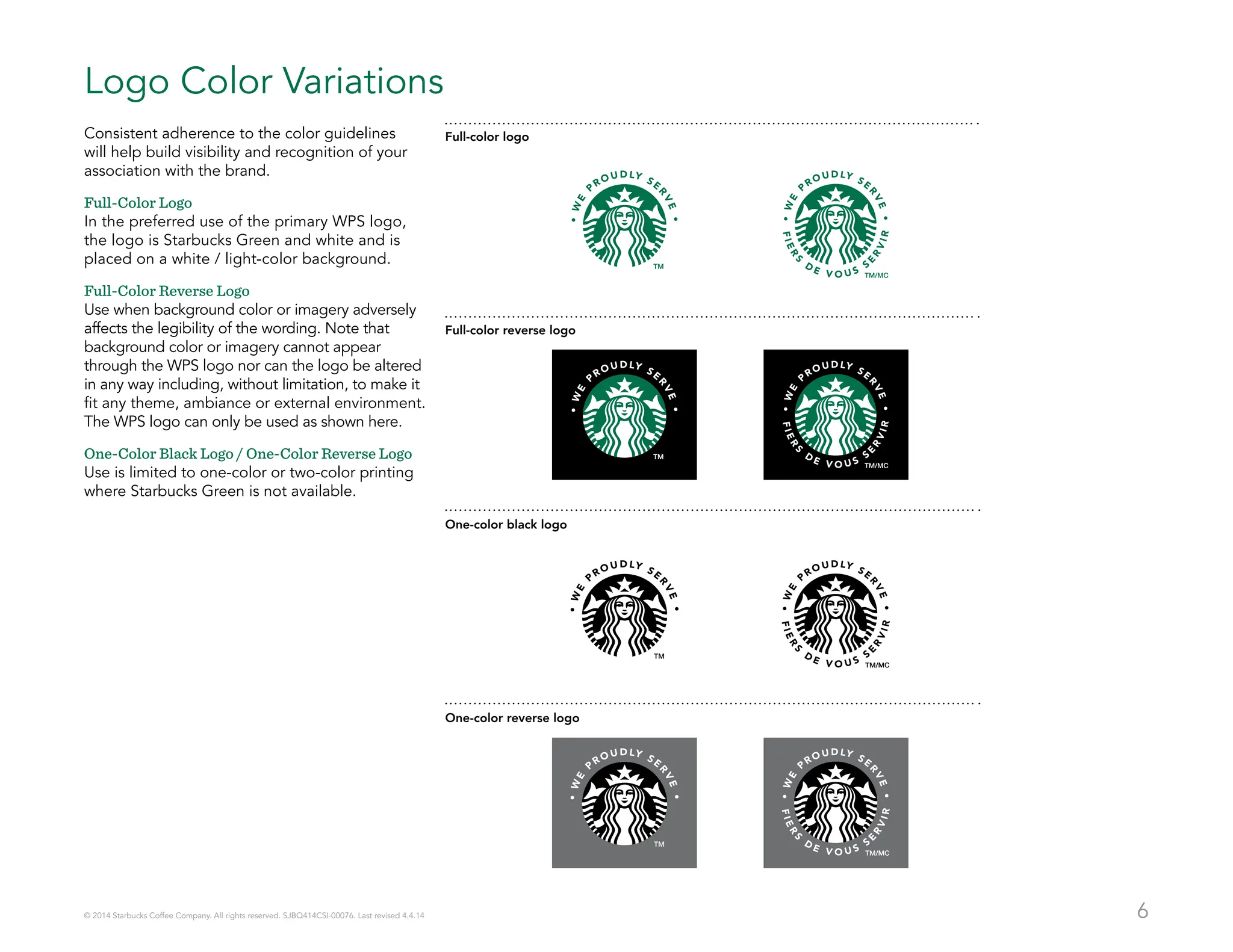Starbucks brand guidelines. brand book for starbucks | PDF