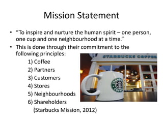 Starbucks corporate social responsibity | PPTX