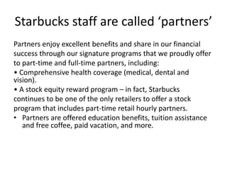 Starbucks corporate social responsibity | PPTX