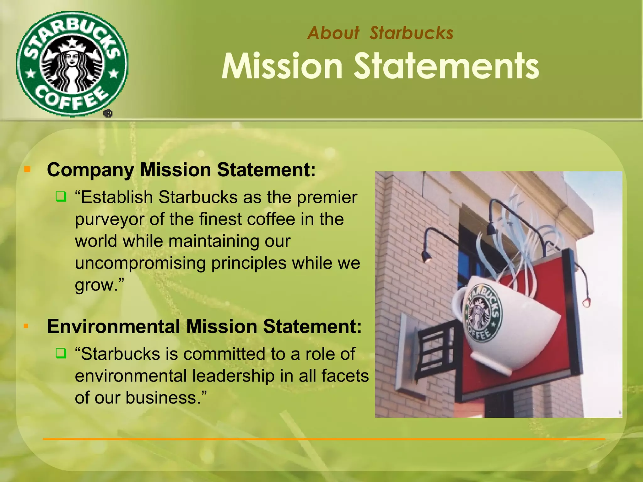 Starbucks Strategy | PPT