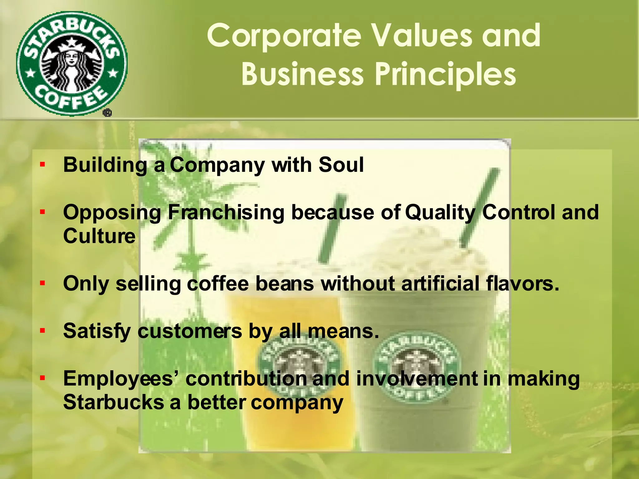 Starbucks Strategy | PPT
