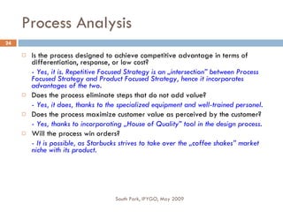 Starbucks Final Presentation | PPT