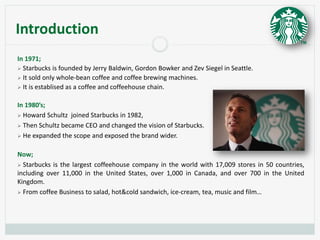 Starbucks managing a high growth brand 05.12.2011