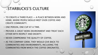 Starbucks Company Culture