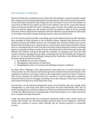 Starbucks revitalization | DOCX