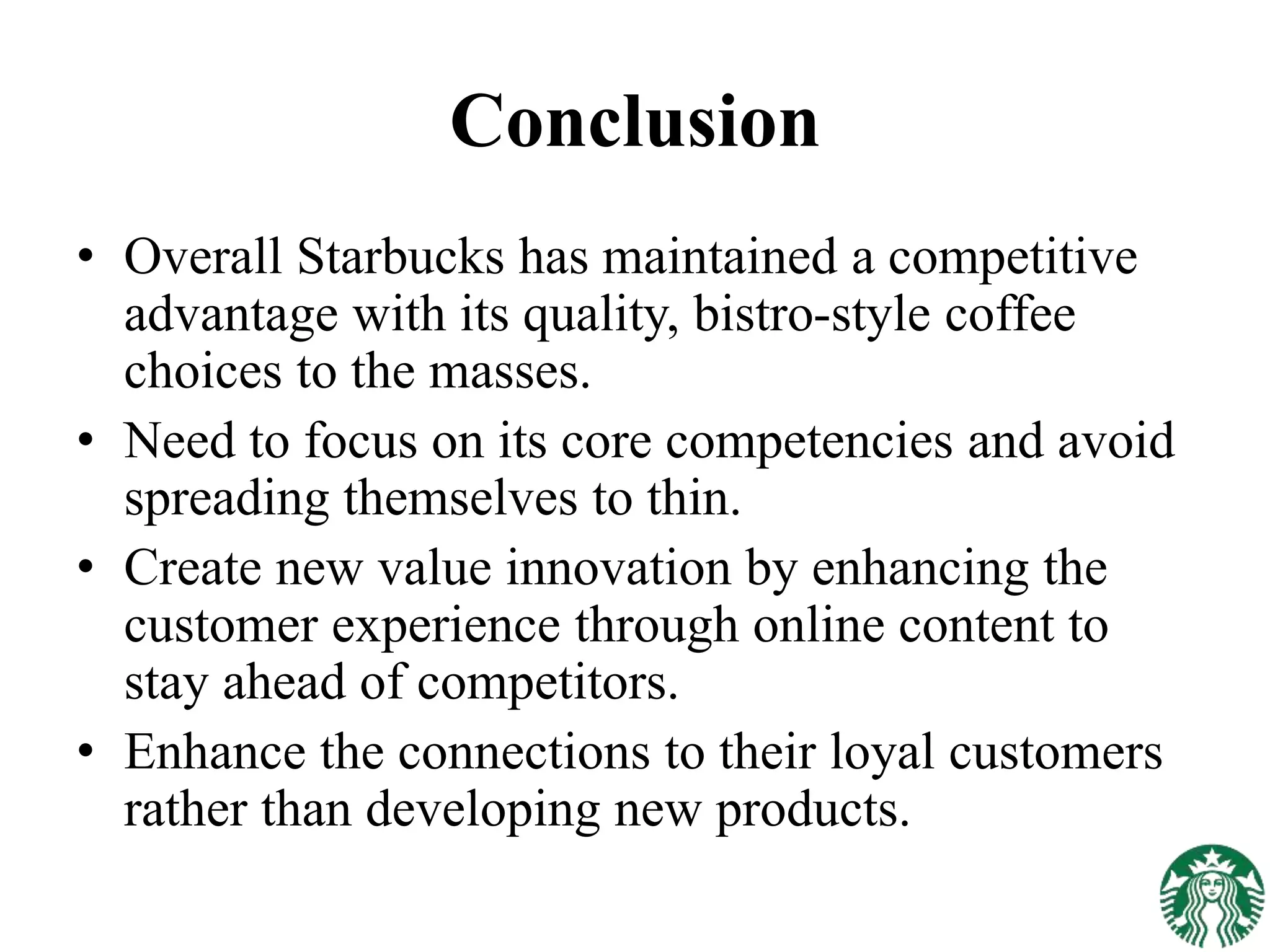 Starbucks - strategic management | PPTX
