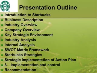 Starbucks strategic management ppt(1) | PPT