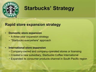 Starbucks strategic management ppt(1) | PPT