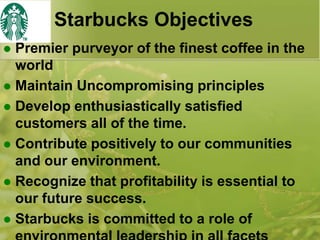 Starbucks strategic management ppt(1) | PPT