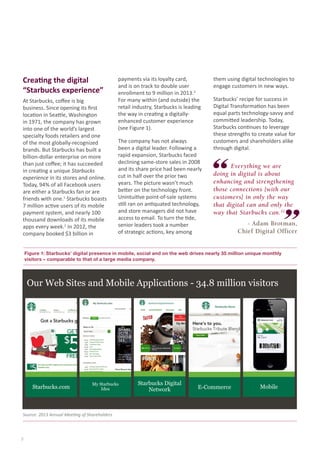 How Starbucks took their experience digital | PDF