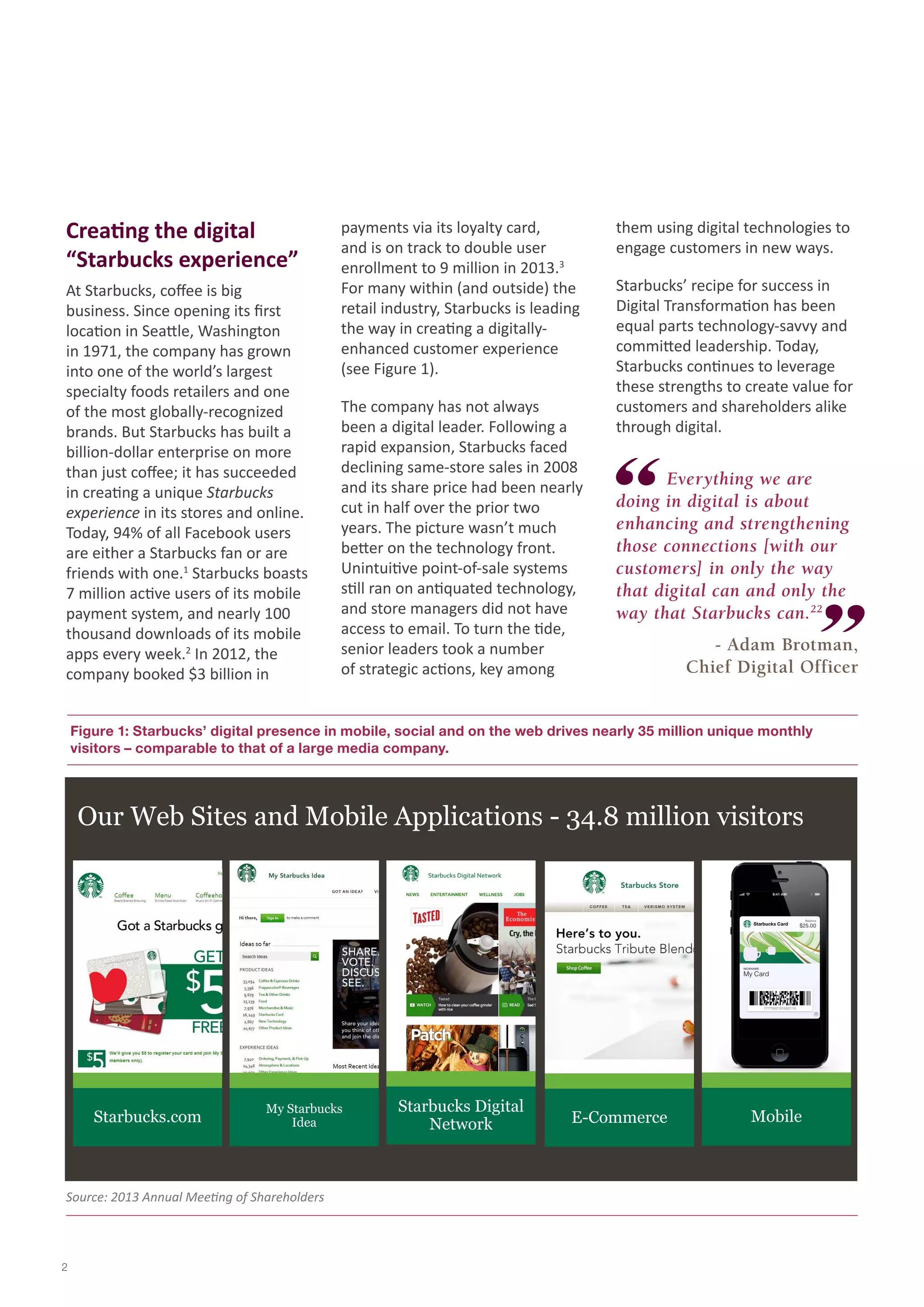 Starbucks taking the “starbucks experience” digital - capgemini ...