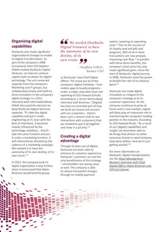 Starbucks taking the “starbucks experience” digital - capgemini ...