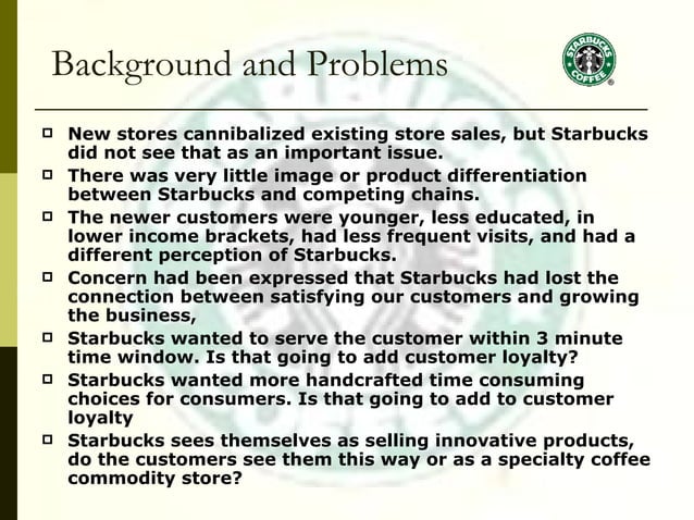 Starbucks analysis | PPT