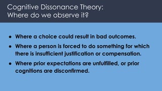 Cognitive Dissonance | PPT