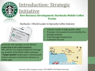 The Starbucks Coffee Company Sustainability Improvement Initiative | PPT
