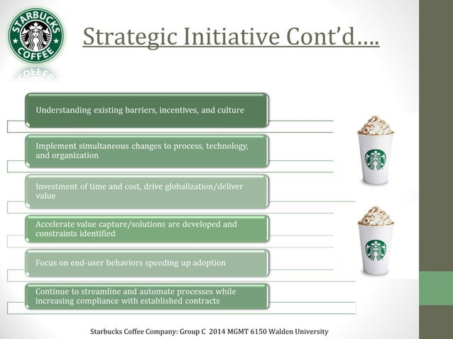 The Starbucks Coffee Company Sustainability Improvement Initiative | PPT