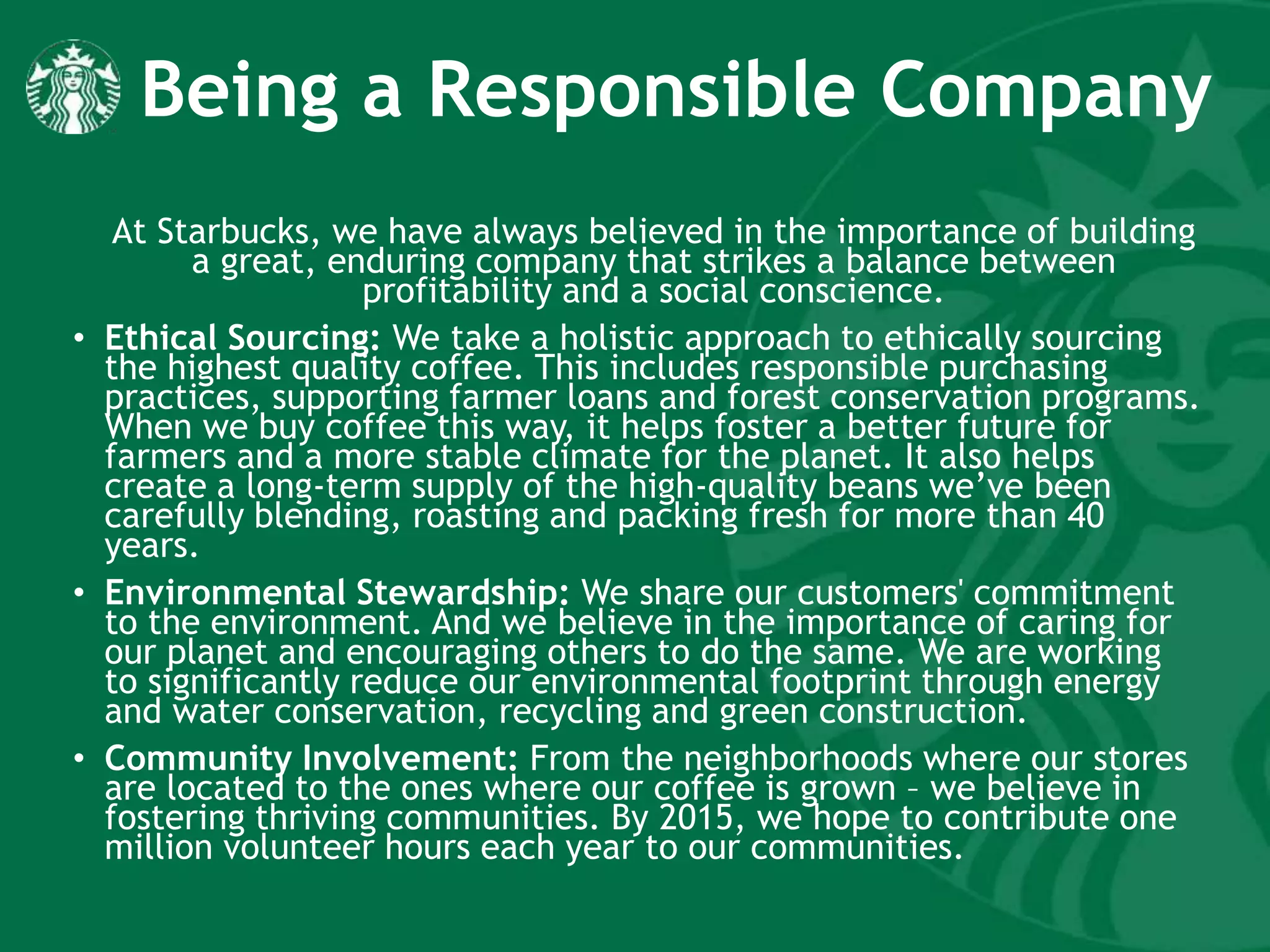 Starbucks company profile | PPTX