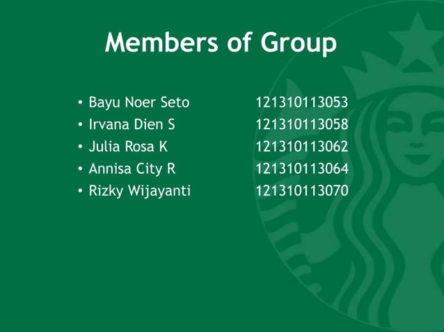 Starbucks company profile | PPTX