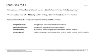 Starbucks competitive analysis, dec 2017 | PDF