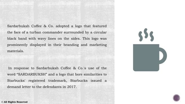 Starbucks Corp. v. Sardarbuksh Coffee Co. | PPTX