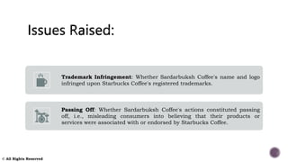 Starbucks Corp. v. Sardarbuksh Coffee Co. | PPTX