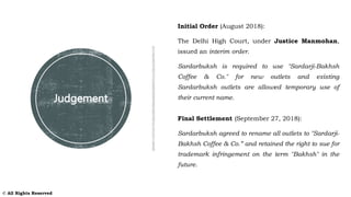 Starbucks Corp. v. Sardarbuksh Coffee Co. | PPTX