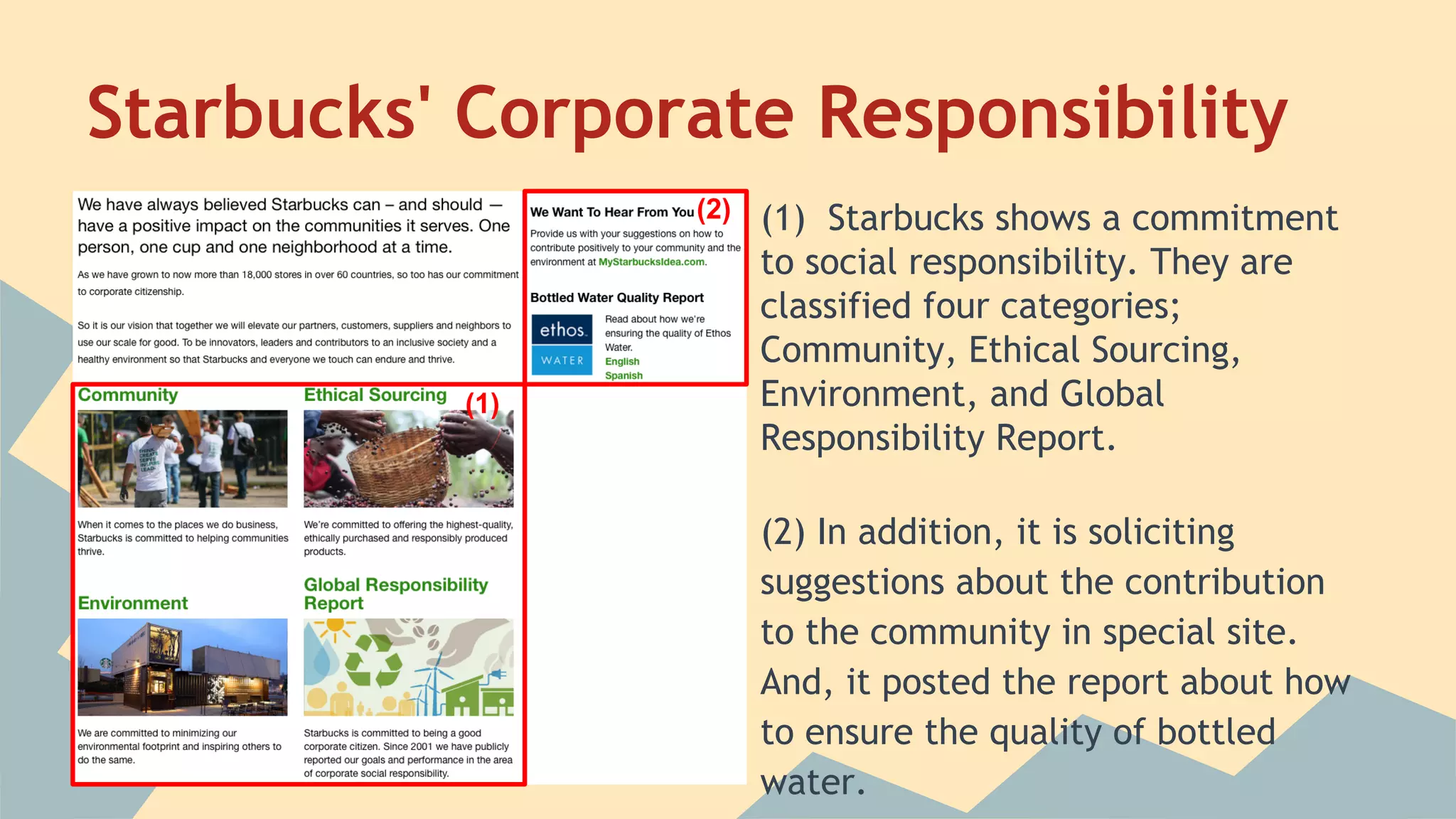 Starbucks' corporate responsibility | PDF