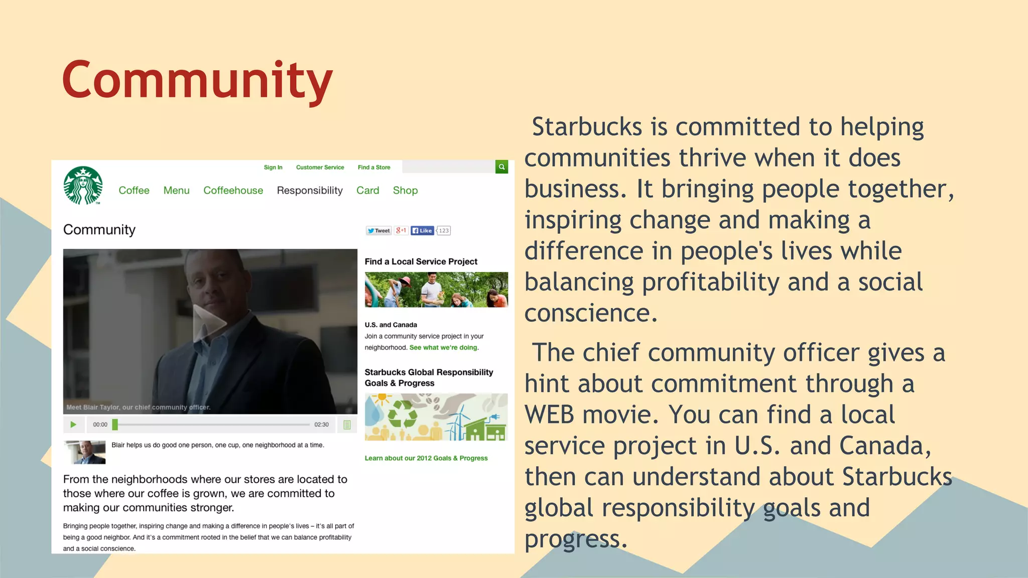 Starbucks' corporate responsibility | PDF
