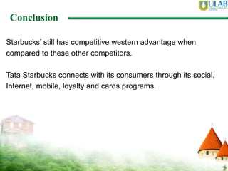 Starbucks corporation (indian coffee) PPT | PPTX