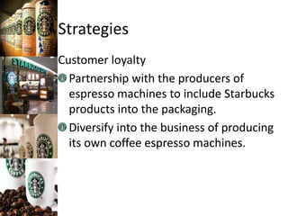 Starbucks Competitive Profile Matrix | PPTX
