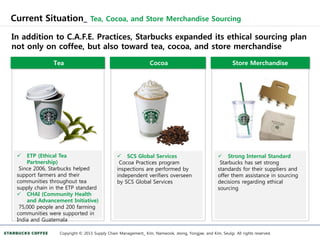 Starbucks Case Study : Building Sustainable Supply Chain | PDF