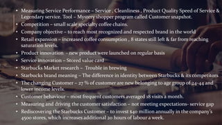 Starbucks Strategy Management | PPTX