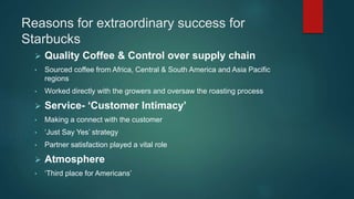 Starbucks Strategy Management | PPTX